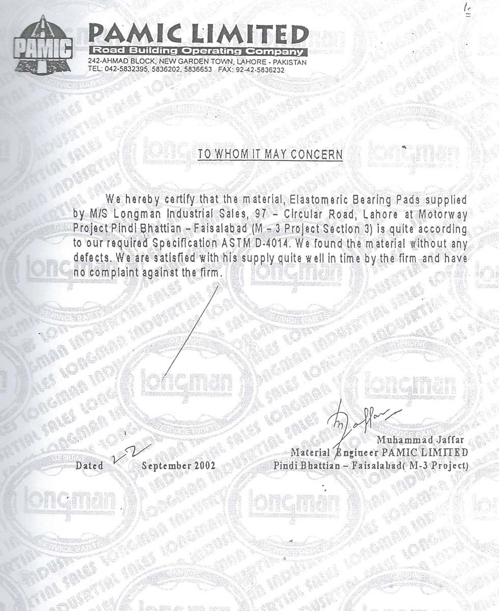 Performance and Calibration Certificates - ISO 9001:2015 & Pakistan ...